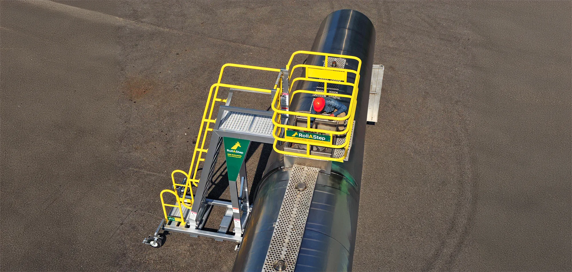 Mobile Cantilever Rolling Ladder and Work Platforms - RollaStep